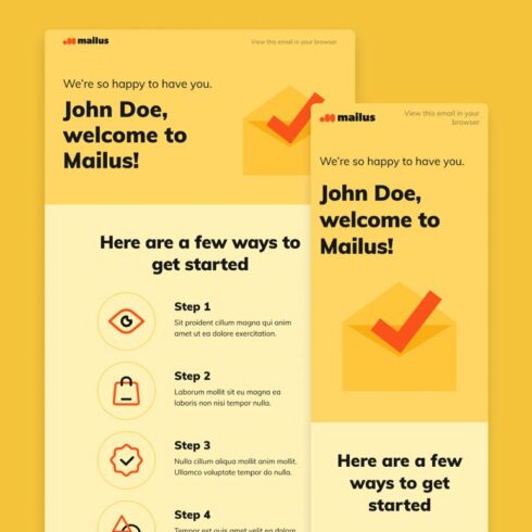 Welcome Email Templates | Master Bundles
