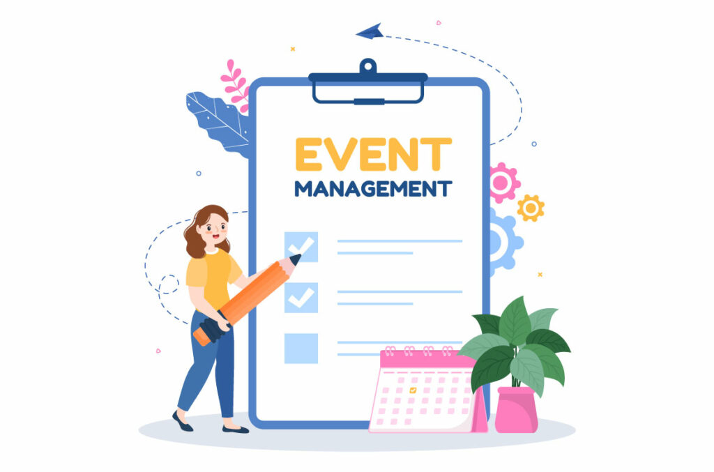 10 Event Planner Flat Illustration - MasterBundles