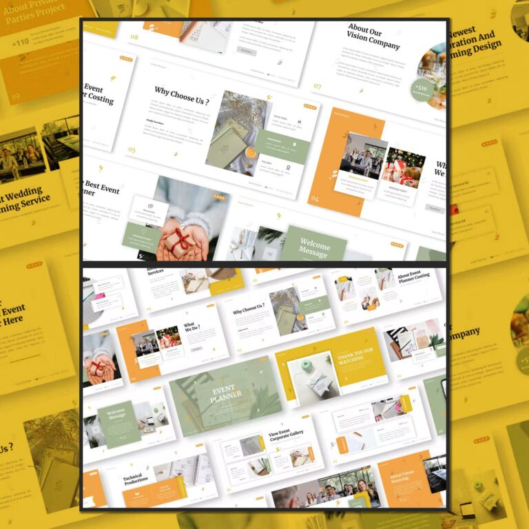 Event Planner PowerPoint Presentation Template – MasterBundles
