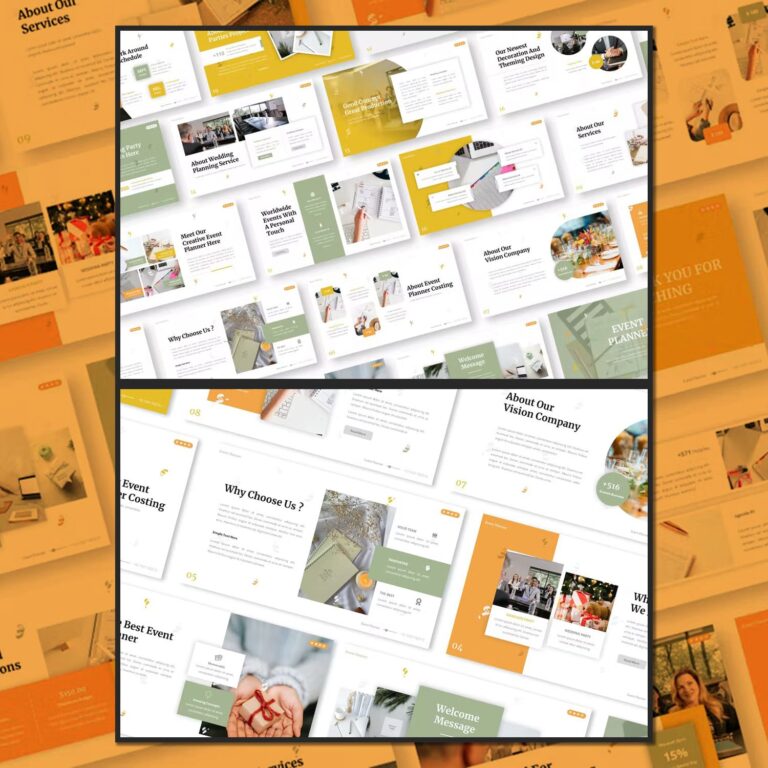 Event Planner PowerPoint Presentation Template – MasterBundles