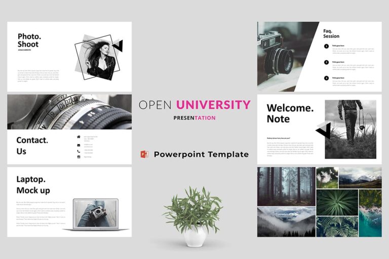 Open University Powerpoint Template – MasterBundles