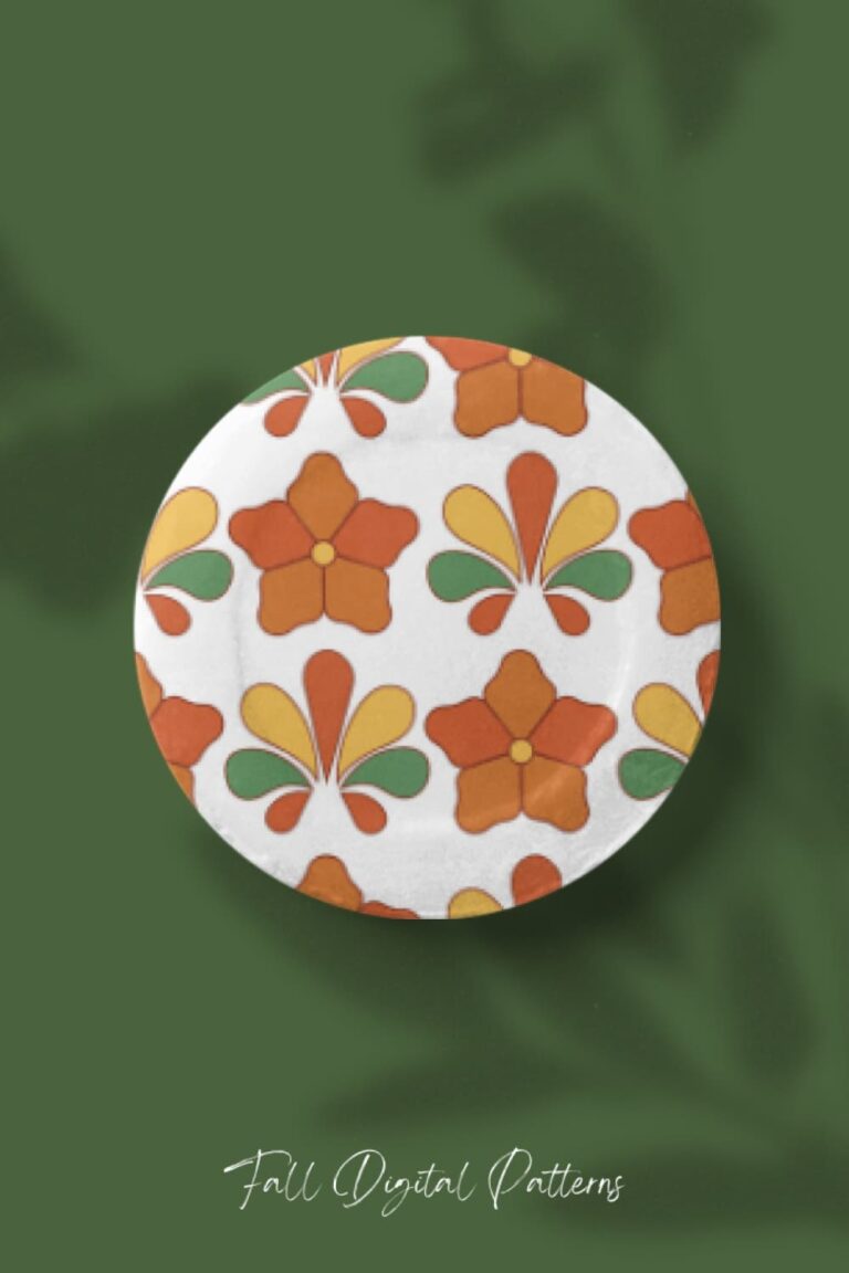 12 Fall Digital Patterns,Fall Papers Kdp – MasterBundles