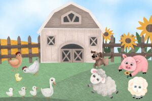 Cute Small Farm Animals Designs – MasterBundles