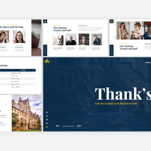 Memoar - University & School Yearbook PowerPoint Template | MasterBundles