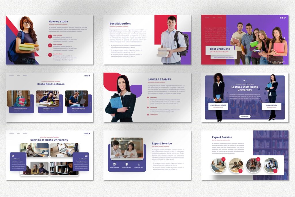 Hasta - University Powerpoint Template – MasterBundles