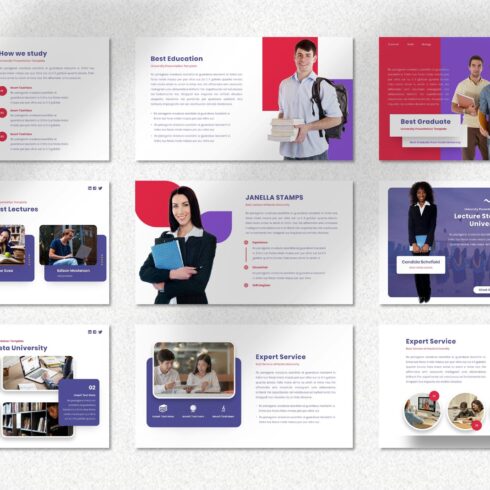 Hasta - University Powerpoint Template | MasterBundles