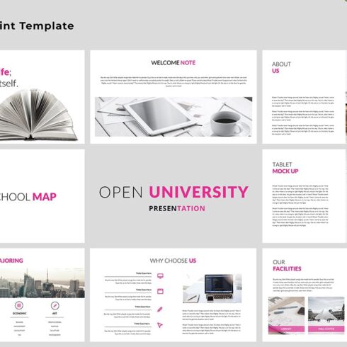 Open University Powerpoint Template | MasterBundles