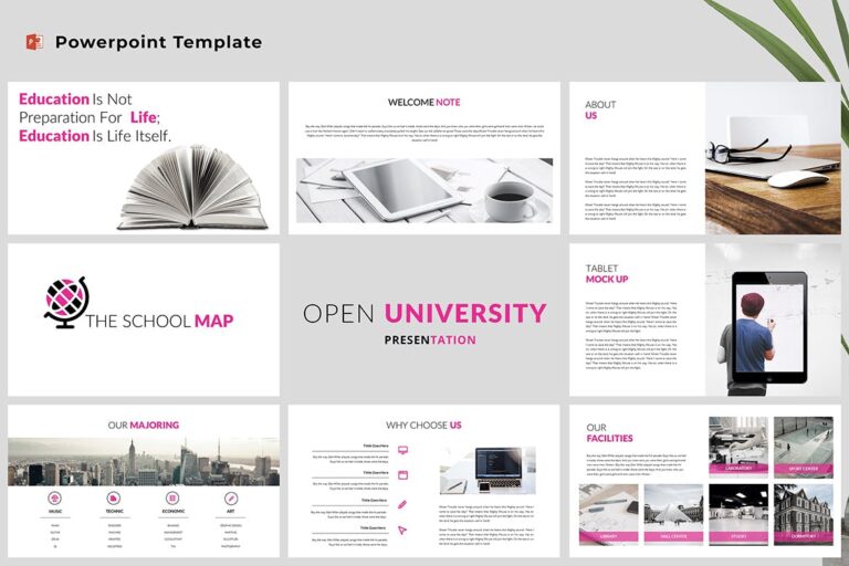 Open University Powerpoint Template – MasterBundles