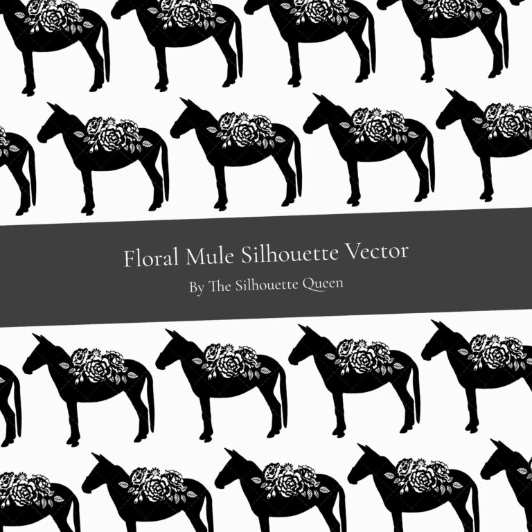 Mule Silhouette Clipart | Master Bundles