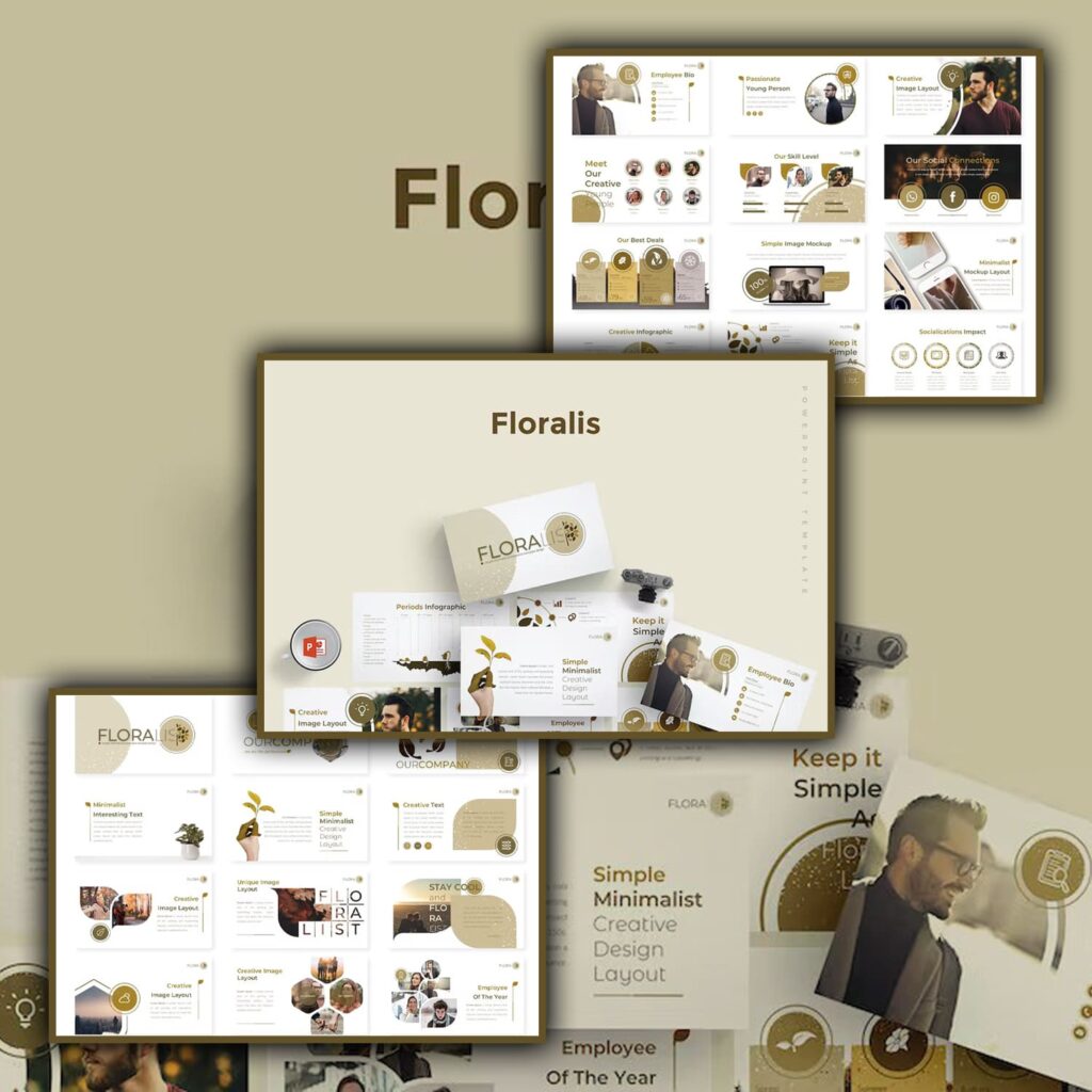 Floralist - Powerpoint Template – MasterBundles