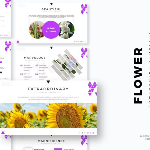 Flower - Powerpoint Template | Master Bundles