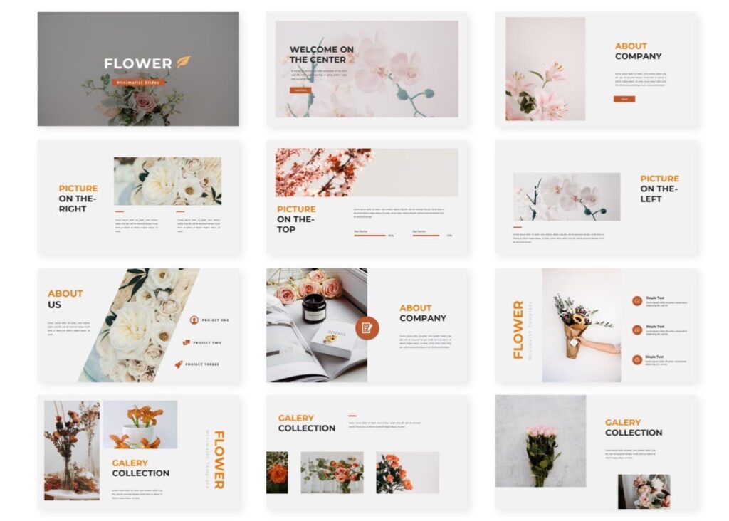 Flower - Powerpoint Template – MasterBundles