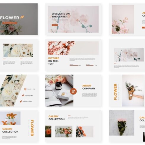 Flower - Powerpoint Template | MasterBundles