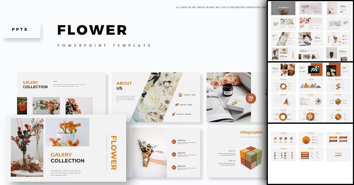 Flower - Powerpoint Template – MasterBundles