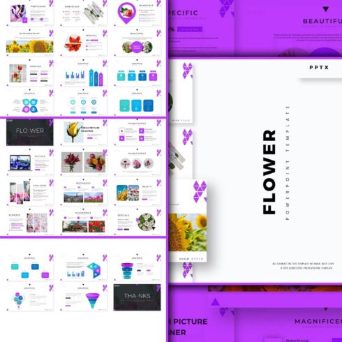 Flower - Powerpoint Template – MasterBundles