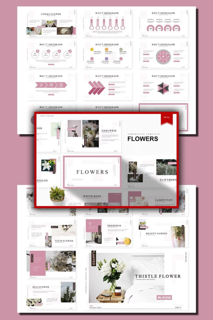 Flowers Powerpoint Template Masterbundles