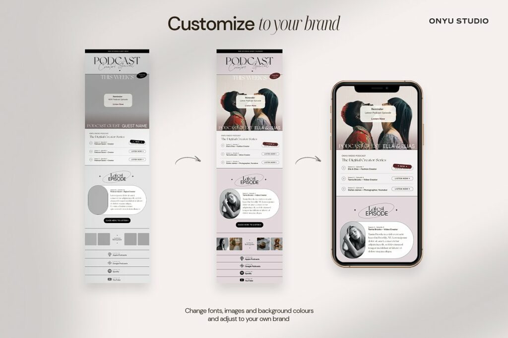 Flutter Podcast Newsletter Template – MasterBundles