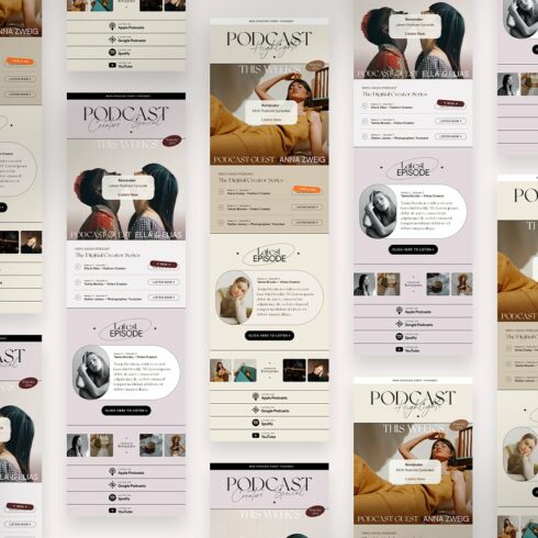 Flutter Podcast Newsletter Template – MasterBundles