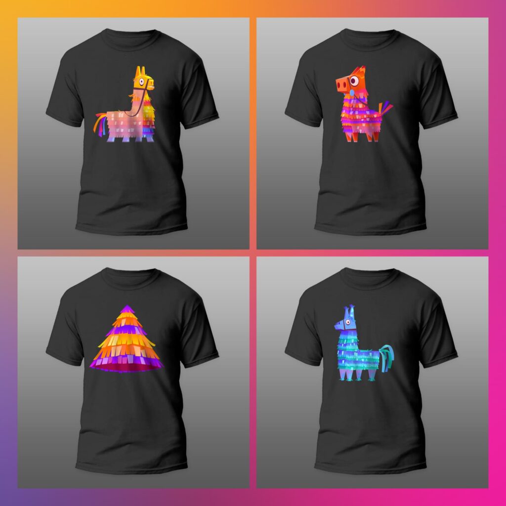 Fortnite Lama Svg T-shirt Designs Bundle – MasterBundles