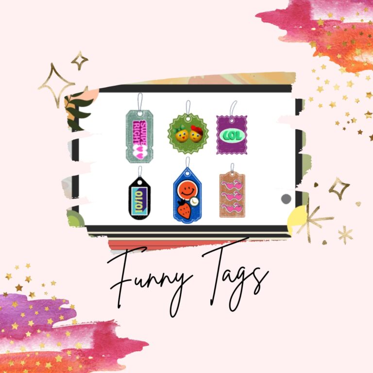 6 Funny Tags Set – MasterBundles