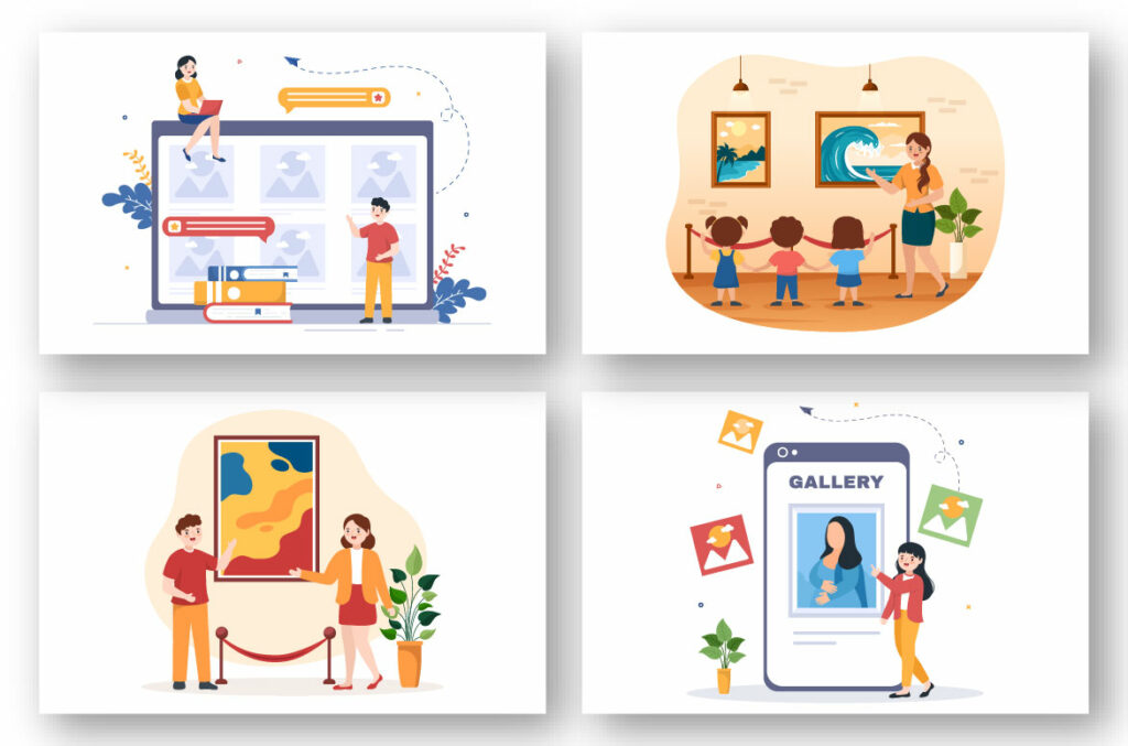 11 Photo Gallery Illustration - MasterBundles