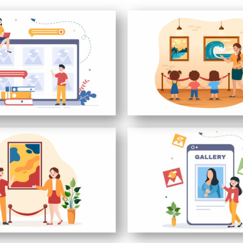 11 Photo Gallery Illustration | MasterBundles