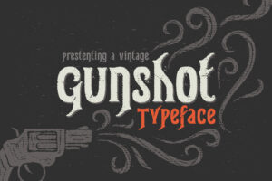 Gunshot Typeface - MasterBundles