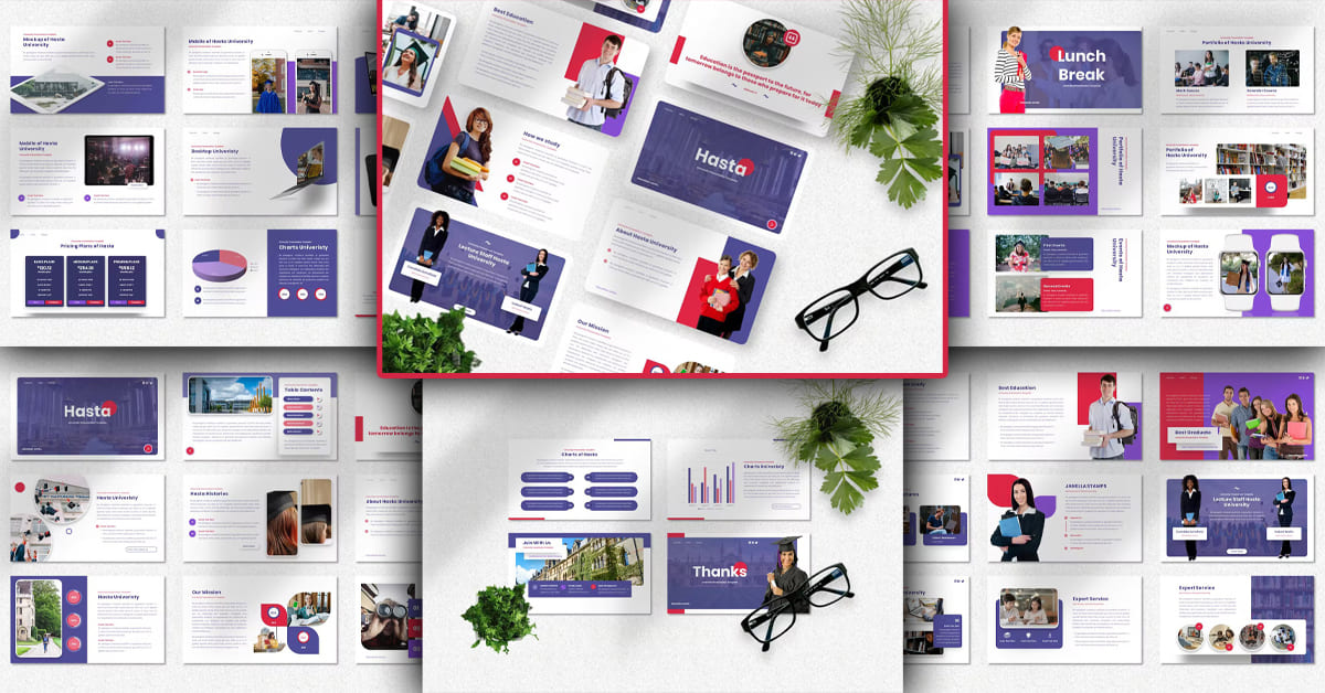 Hasta - University Powerpoint Template – MasterBundles