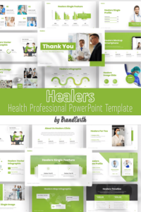 Healer Health Professional PowerPoint Template – MasterBundles