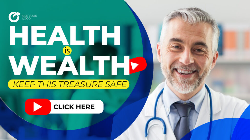 YouTube Thumbnail Template for health and medical - MasterBundles