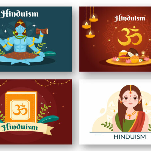 14 Hinduism of Indian Illustration | MasterBundles