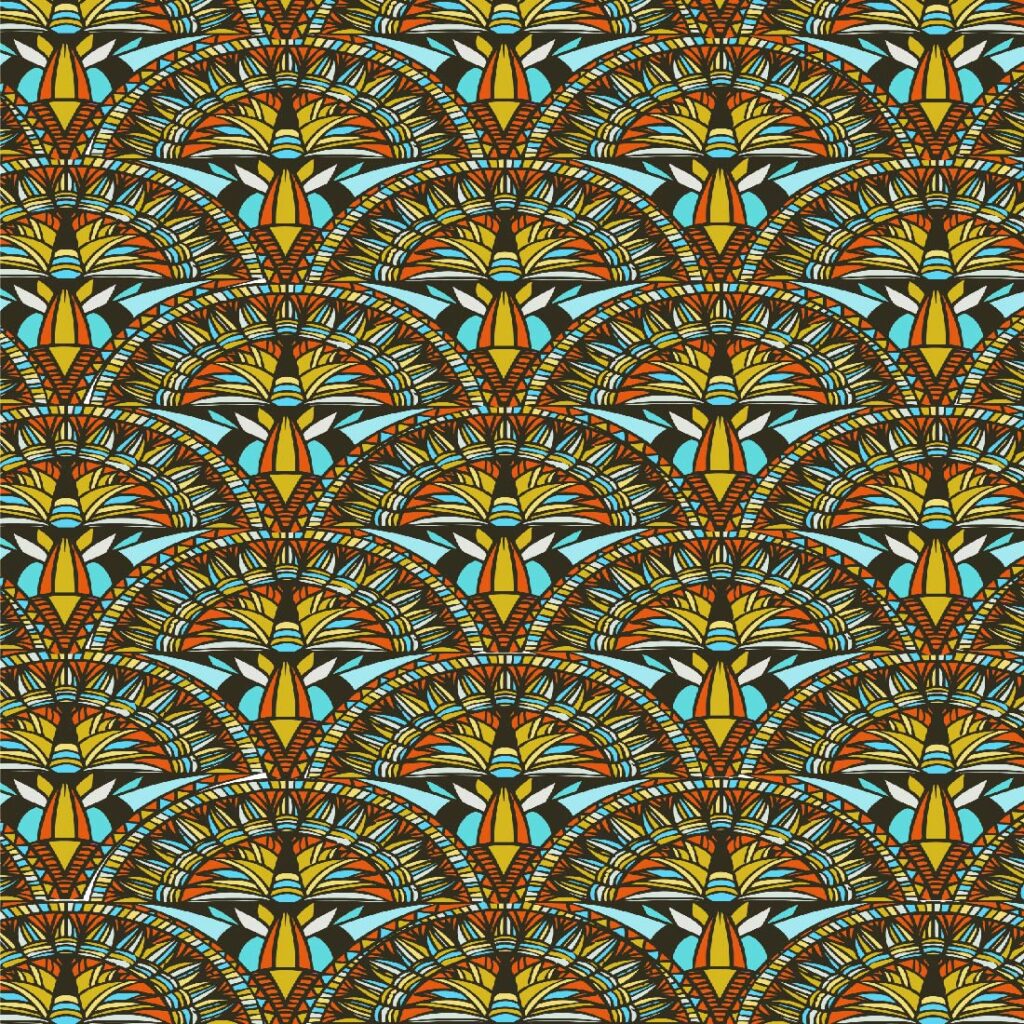 6 Egyptian Mythology Patterns - MasterBundles