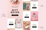 Holiday Gift Guide Email Template – MasterBundles