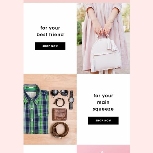 Holiday Gift Guide Email Template | MasterBundles