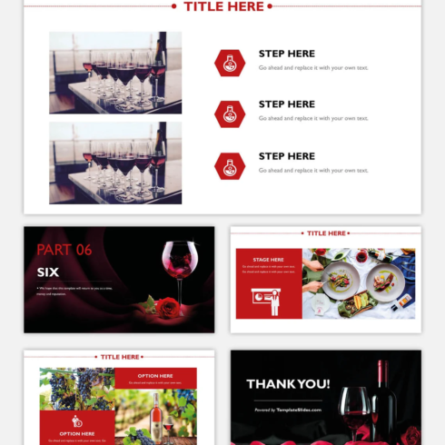 Wine Culture Drinks PowerPoint Template – MasterBundles