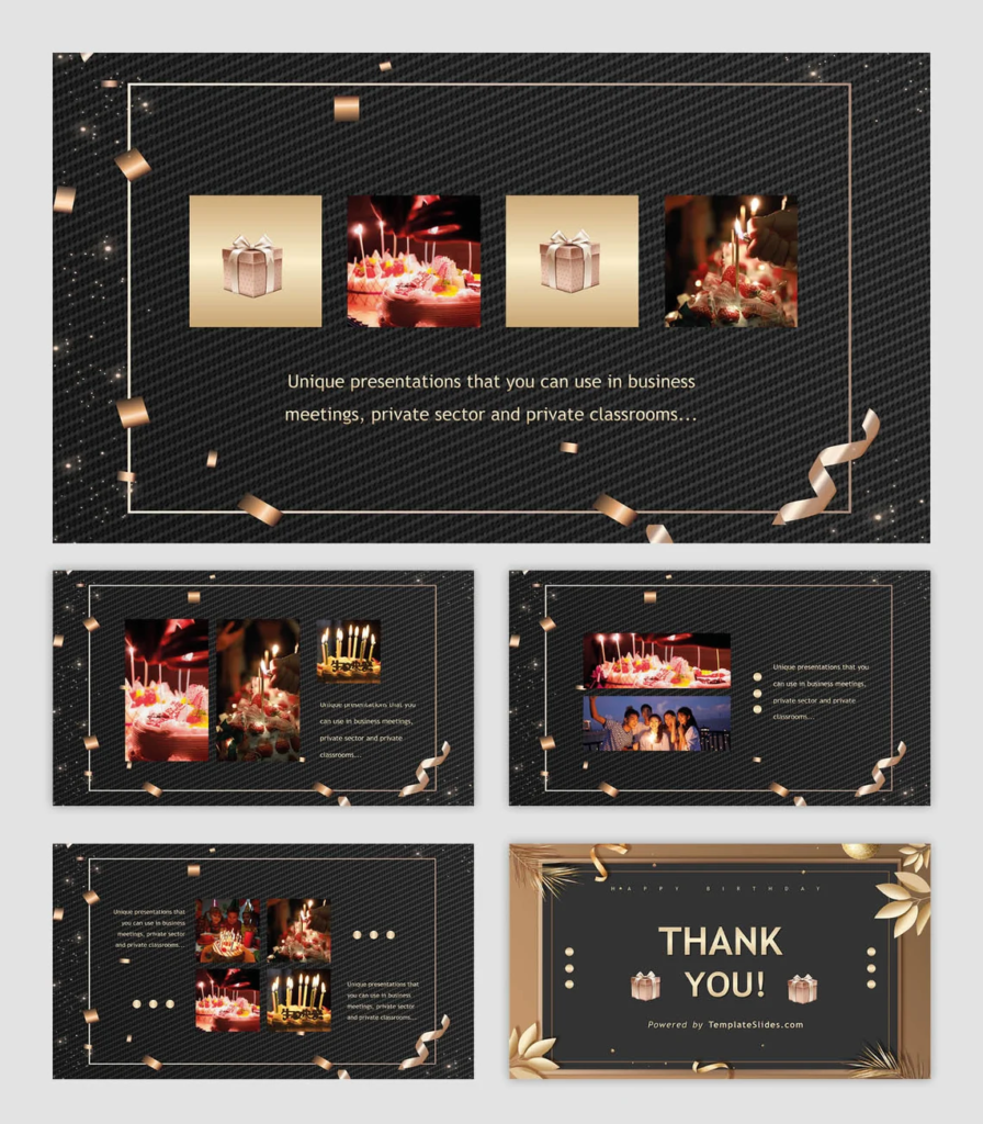 Birthday Party Events Powerpoint Template – MasterBundles