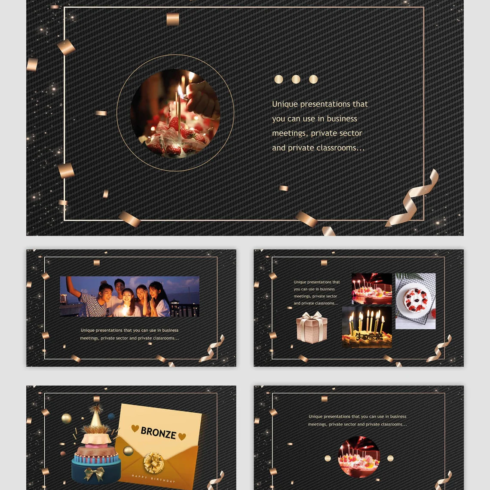 Birthday Party Events Powerpoint Template | Master Bundles