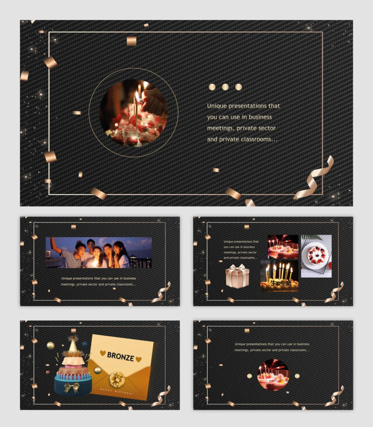 Birthday Party Events Powerpoint Template – MasterBundles
