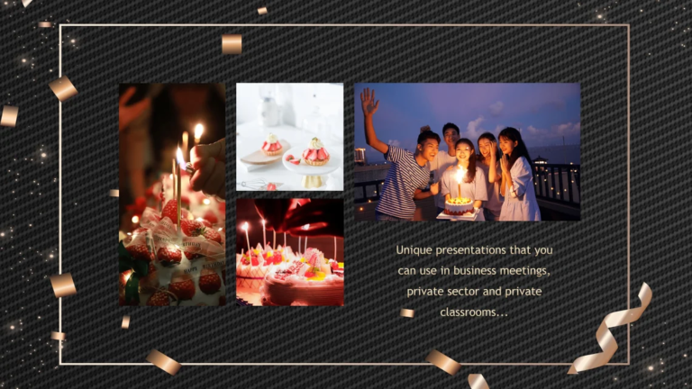 Birthday Party Events Powerpoint Template – MasterBundles