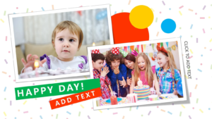 Happy Birthday Confetti PowerPoint Template – MasterBundles