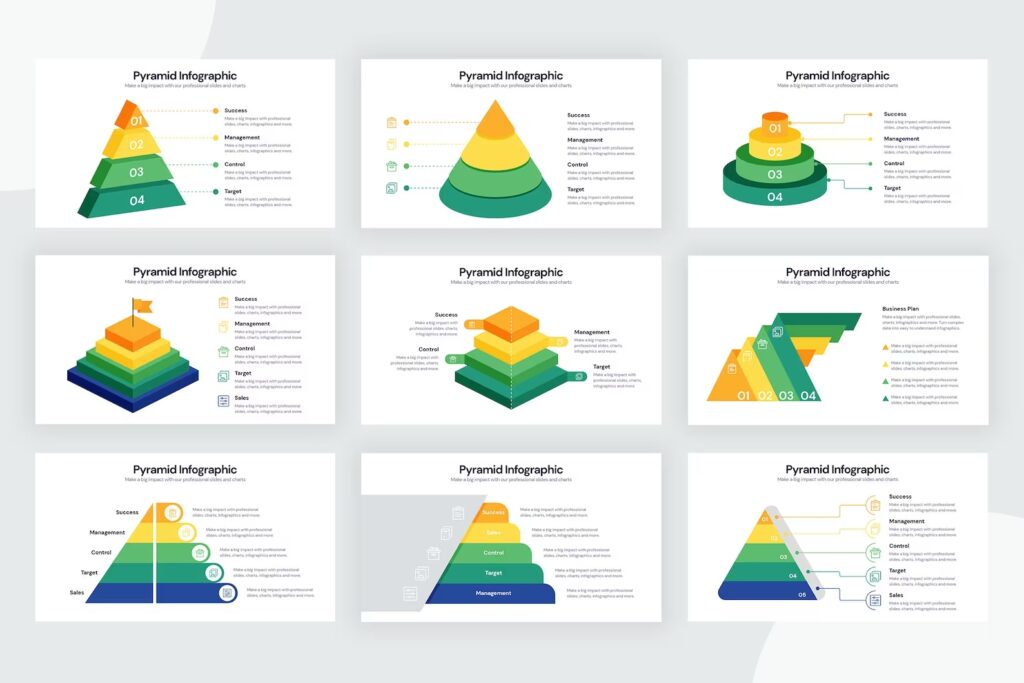 Pyramid Infographic Templates Diagrams for PowerPoint – MasterBundles