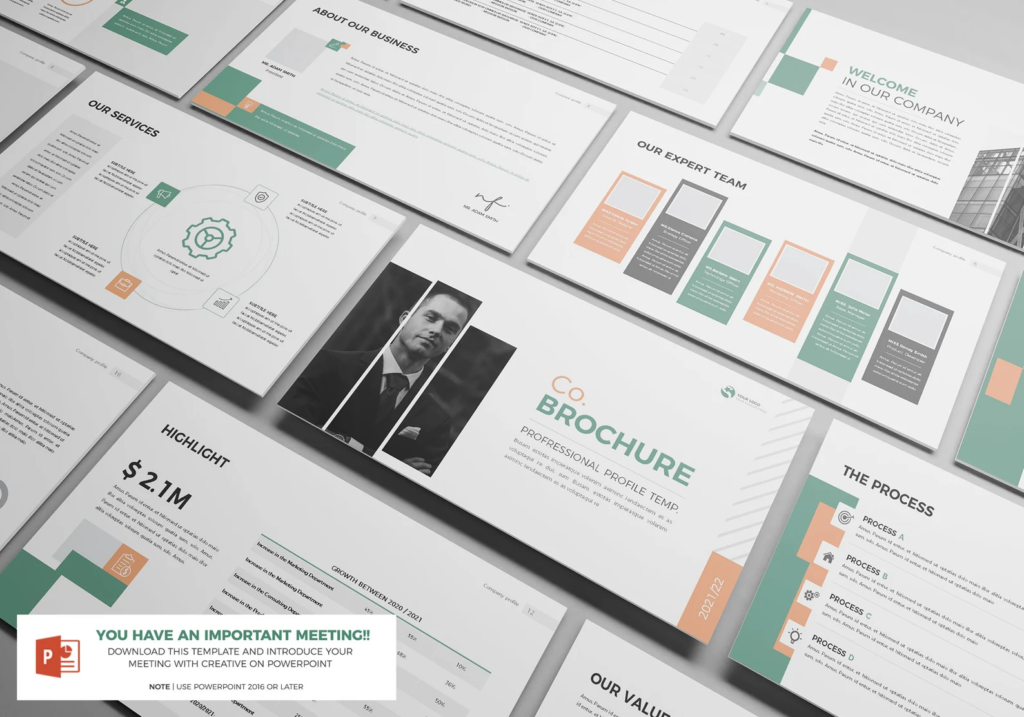 PPT & Docx Brochure Template – MasterBundles