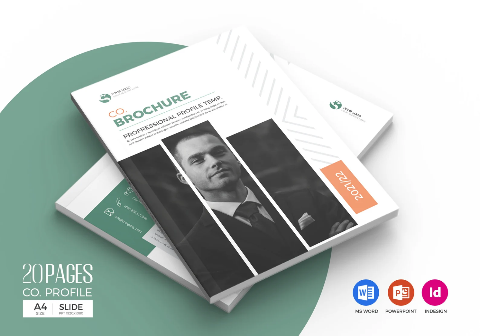PPT & Docx Brochure Template – MasterBundles