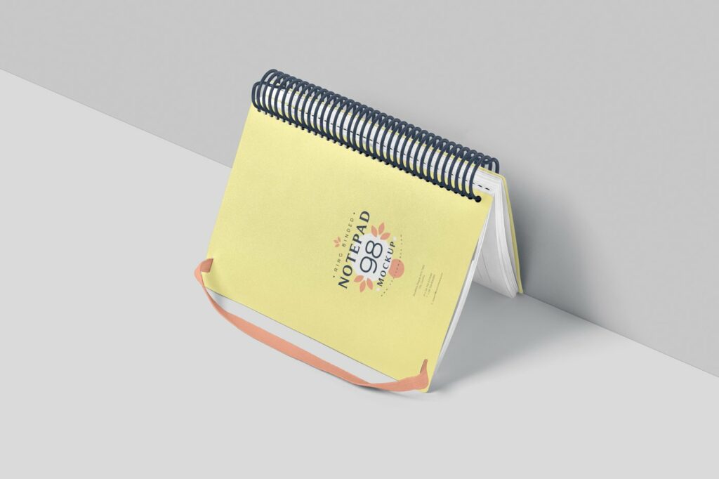 Ringed Notebook Mockups – MasterBundles