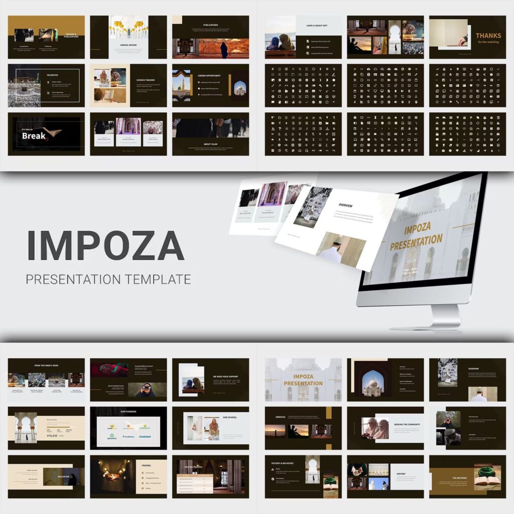 Barokah Islamic PowerPoint Template – MasterBundles