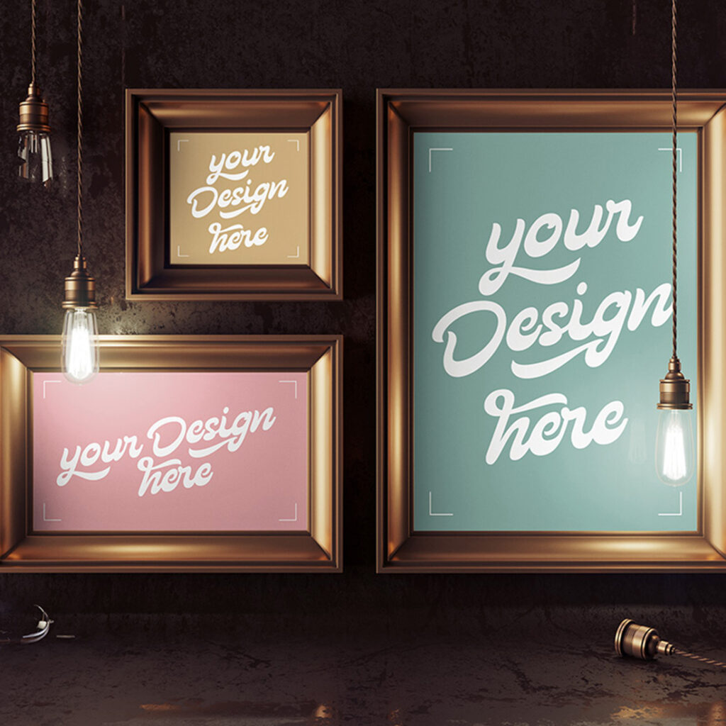 Vintage Interiors Mockups - MasterBundles