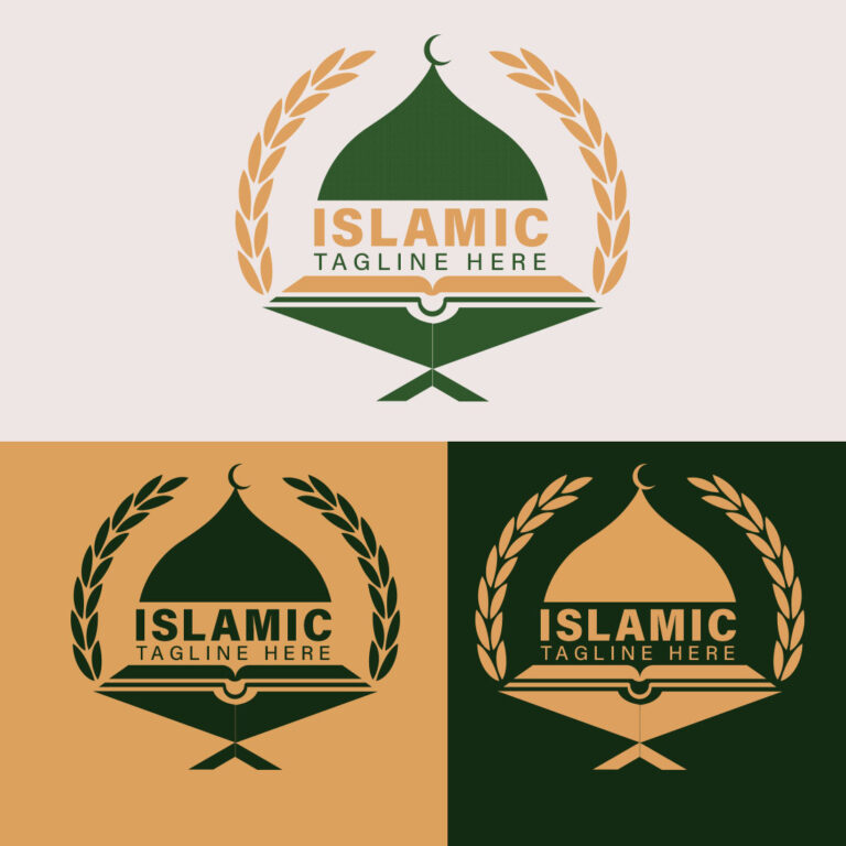 Islamic Editable Logo Vector | MasterBundles
