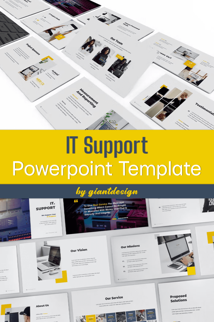 IT Support Powerpoint Template – MasterBundles