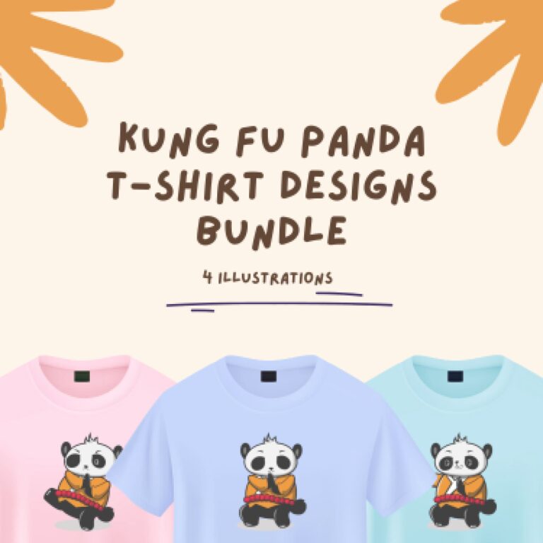 Kung Fu Panda Svg T-shirt Designs Bundle – MasterBundles