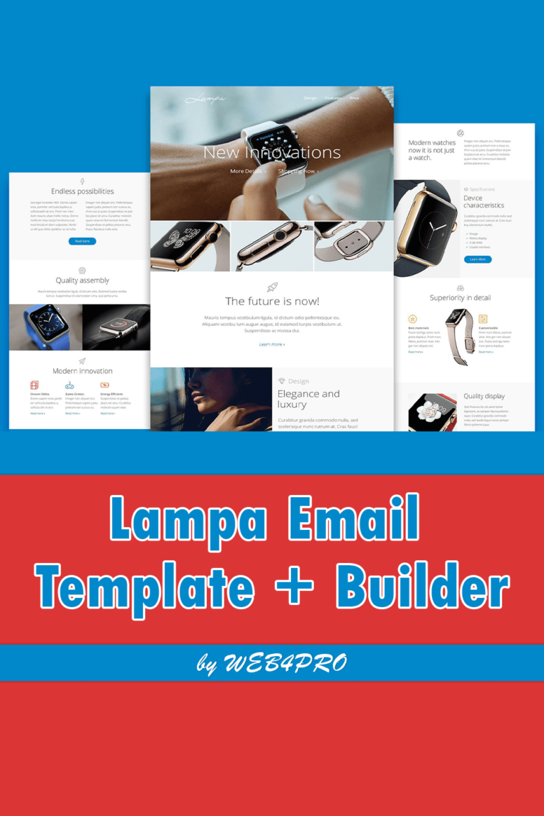 Lampa Email Template + Builder – MasterBundles